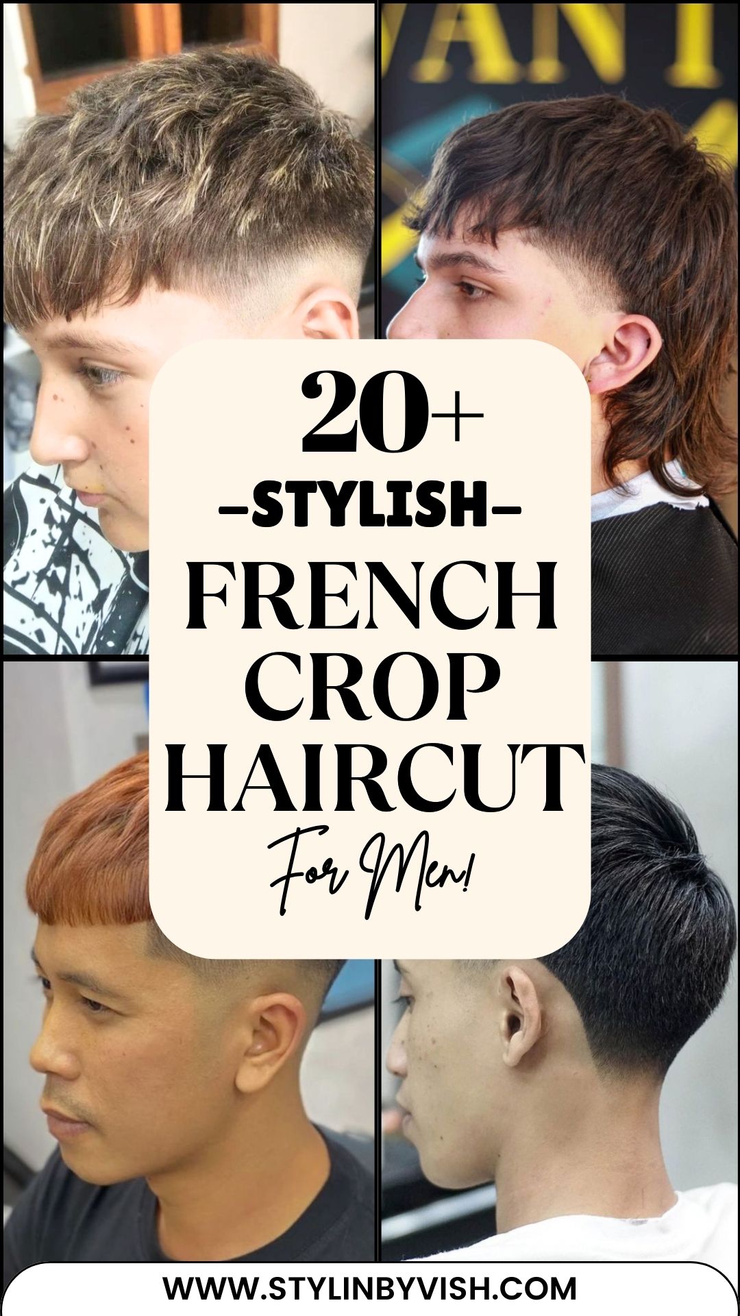 20+ Stylish French Crop Haircuts for Men! – stylinbyvish.com