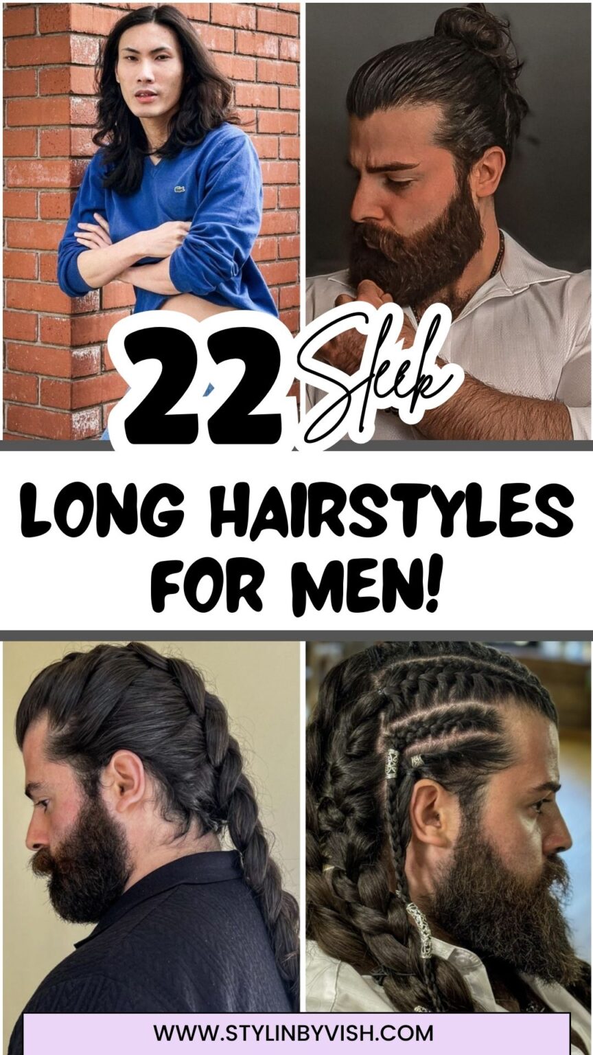 22 Sleek Long Hairstyles for Men to Keep It Fresh! – stylinbyvish.com