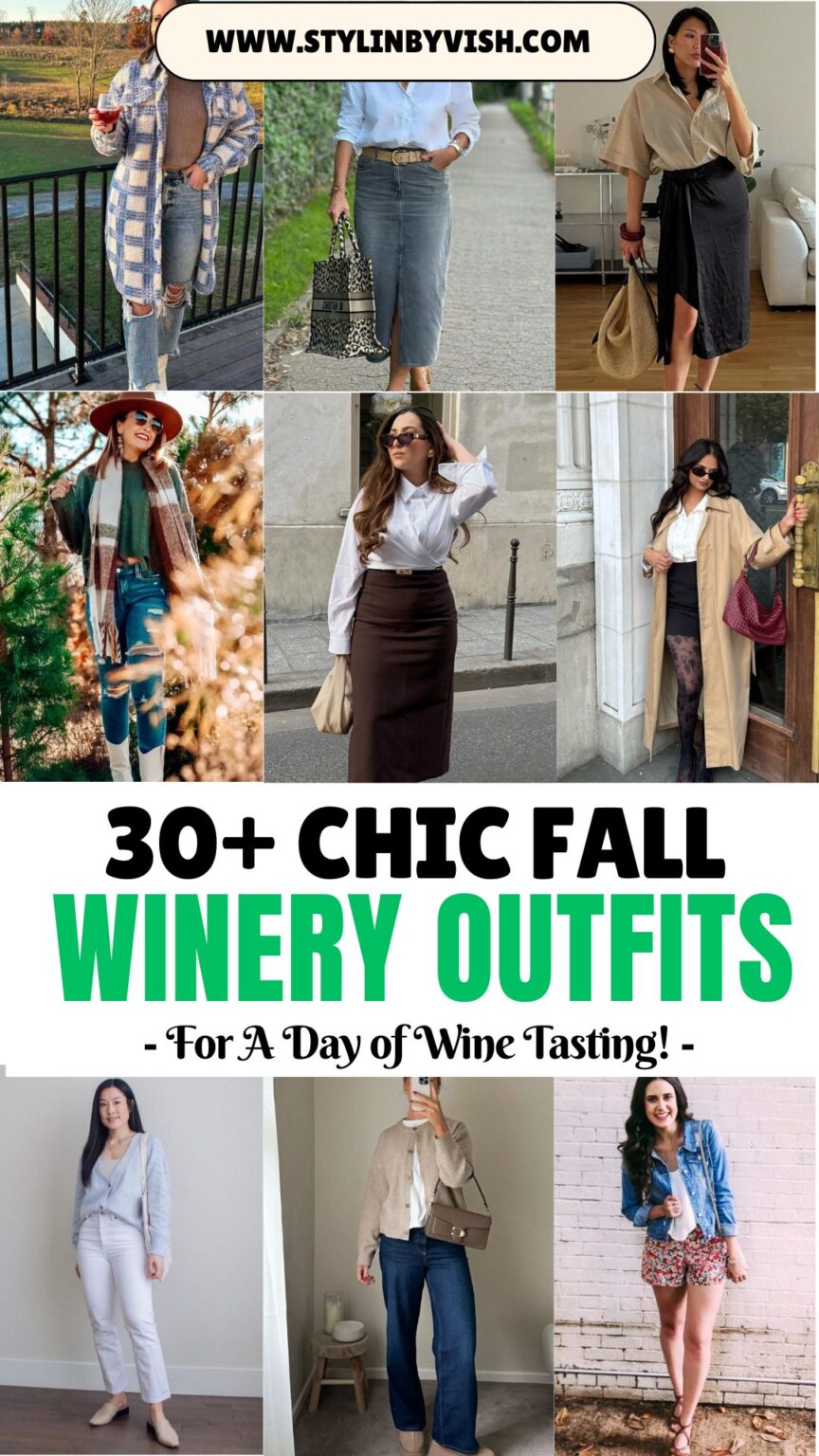 30+ Chic Fall Winery Outfits for a Day of Wine Tasting! – stylinbyvish.com